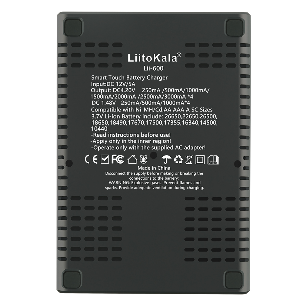 LiitoKala Lii-600 Charger-LiitoKala Charger-LiitoKala Power CO.,LTD